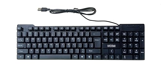 iVOOMi Quest IV-WRK104 Wired USB Keyboard with Spill Resistant, Special ...