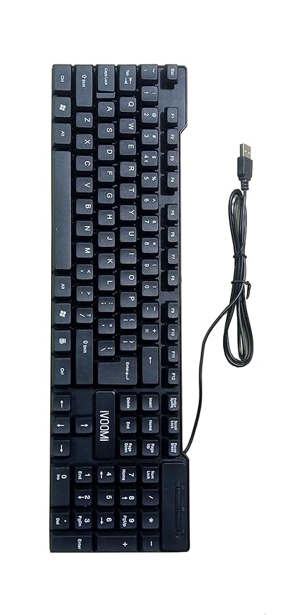iVOOMi Quest IV-WRK104 Wired USB Keyboard with Spill Resistant, Special ...
